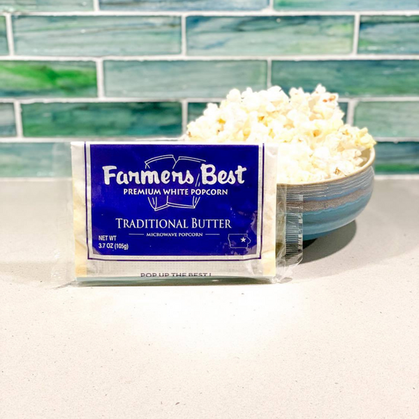 Traditional Butter Microwave Popcorn – Farmers Best Popcorn
